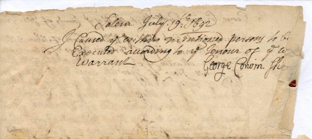 Tracing Back the ROOTS OF MY ROOTS: Salem vs. the Witches .. (Part 5) Death